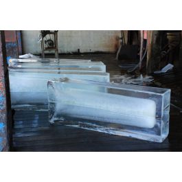Ice Products Premium Block Ice - Ideal for Cooling Beverages and ...